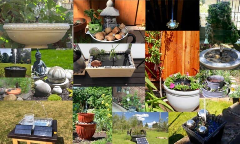 17 DIY Solar Water Fountain Ideas - Do it This Weekend - Solar Living Savvy