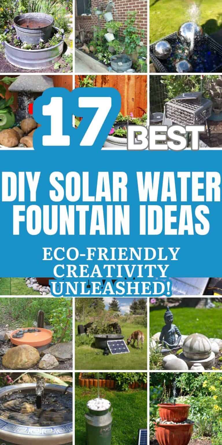 17 DIY Solar Water Fountain Ideas - Do it This Weekend - Solar Living Savvy