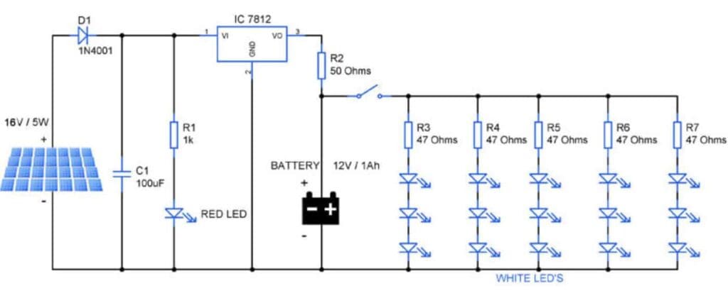 18 DIY Solar Light Circuit Ideas - How to Make a Solar Light Circuit ...
