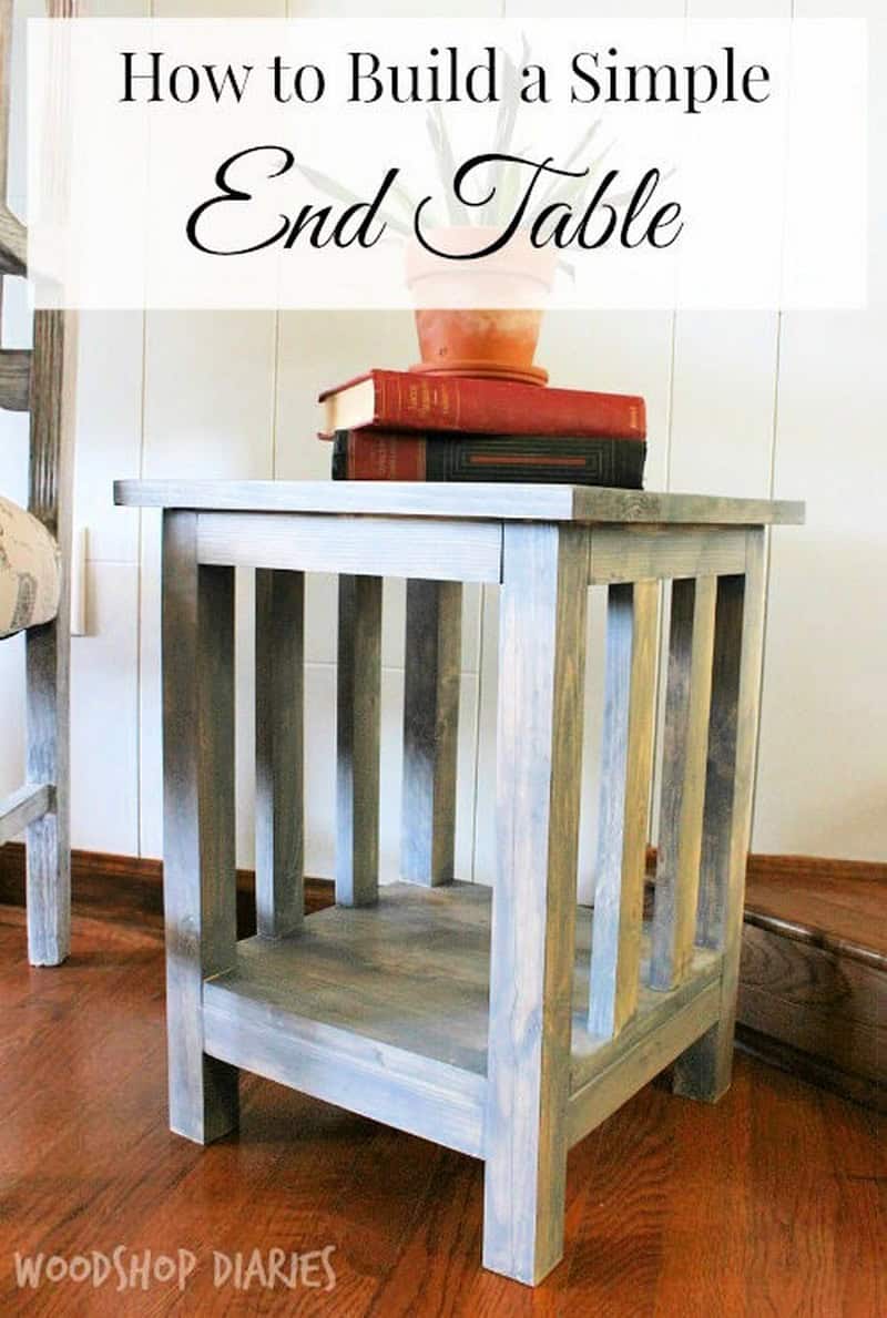 40+ Decent Diy Side Table Plans For Home - Solar Living Savvy