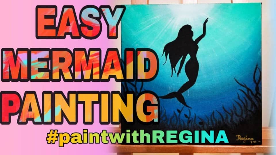 17 Easy Mermaid Painting Ideas - Solar Living Savvy
