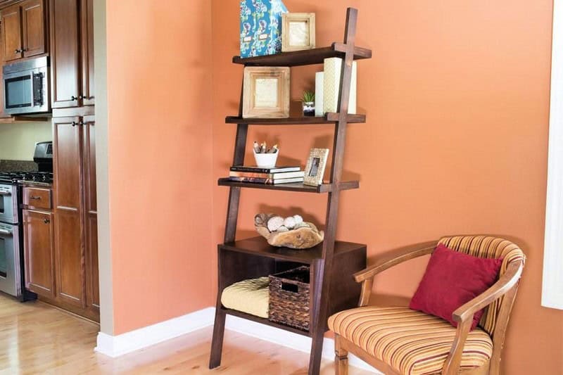 36+ Diy Ladder Shelf Plans For Storage - Solar Living Savvy