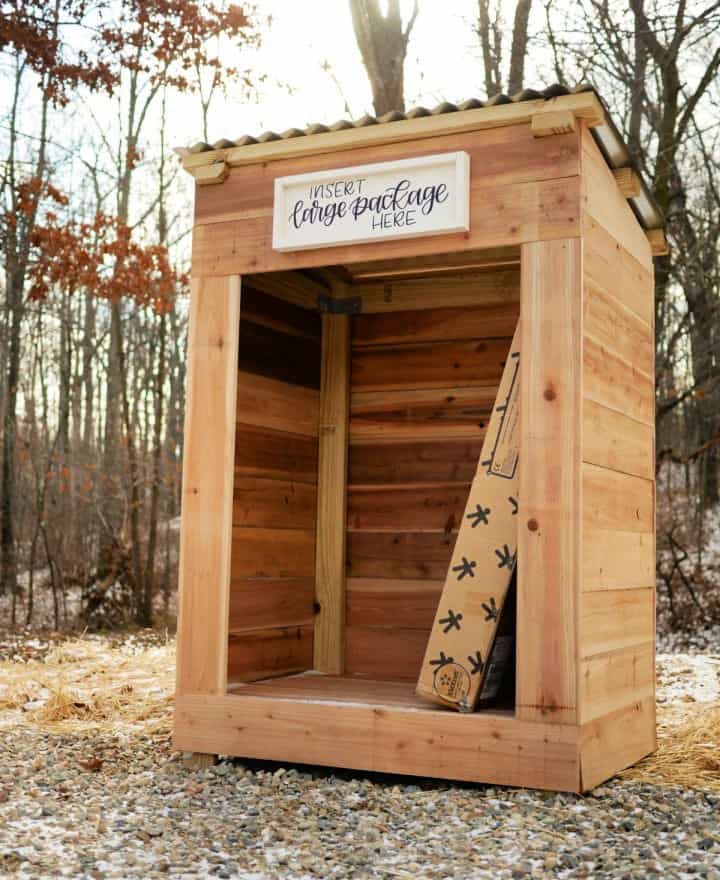 18 Easy Diy Package Drop Box Ideas - Solar Living Savvy