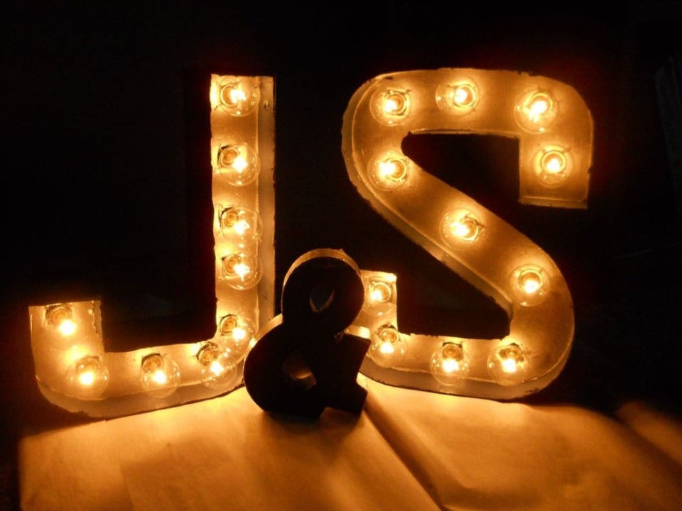 30 Easy Diy Marquee Letters - Solar Living Savvy