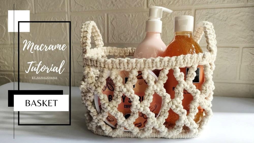 25 Free Diy Macrame Basket Patterns - Solar Living Savvy