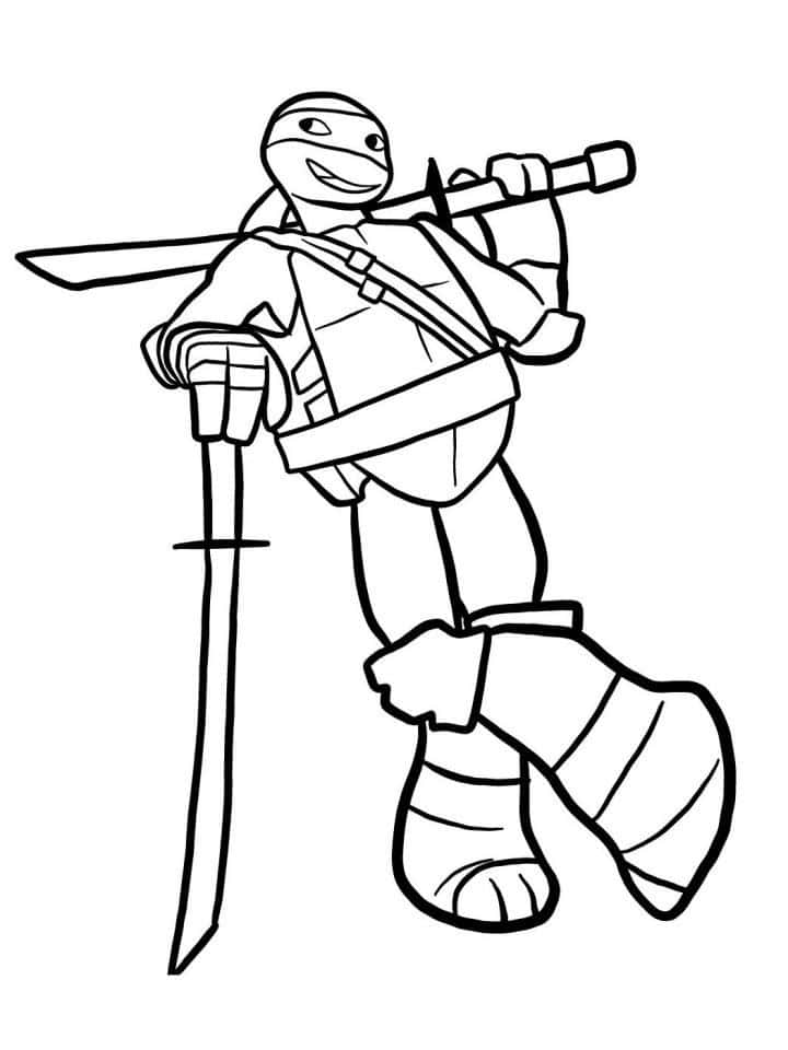 25 Free Ninja Turtle Coloring Pages For Kids And Adults - Solar Living ...