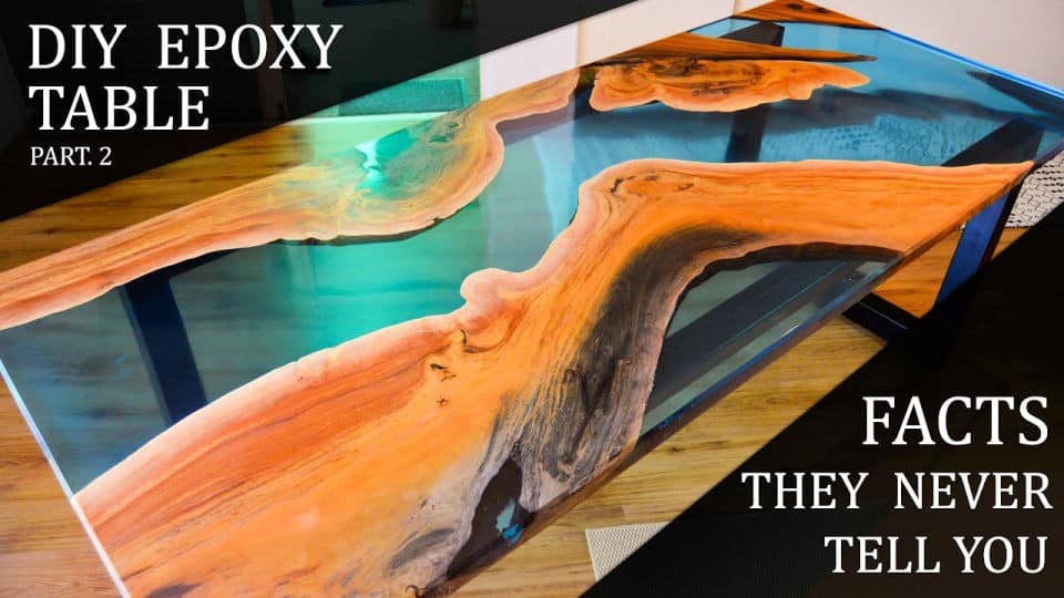 28 Easy DIY Epoxy Table Ideas - Solar Living Savvy