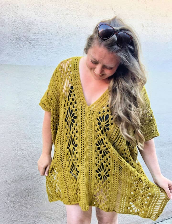 30 Free Crochet Beach Cover Up Patterns - Solar Living Savvy