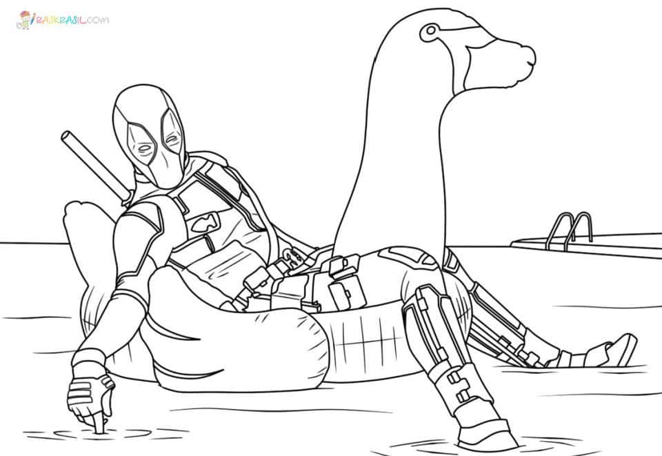 24 Free Deadpool Coloring Pages For Kids And Adults - Solar Living Savvy