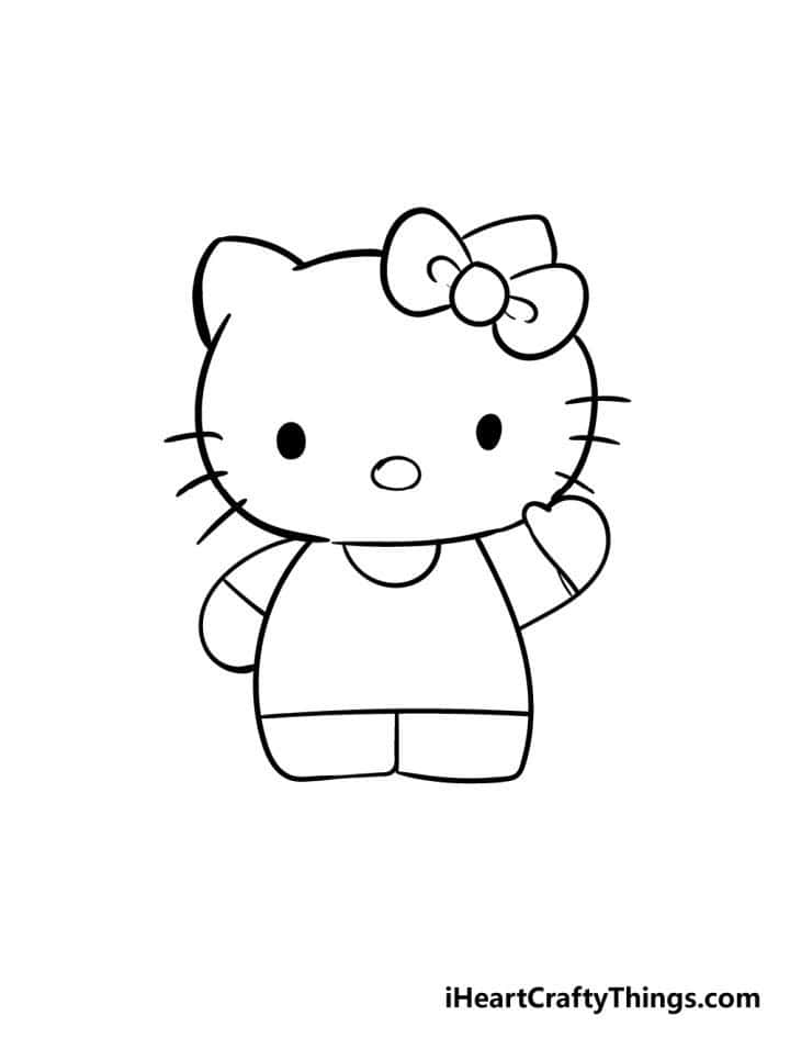 28 Easy Hello Kitty Drawing Ideas - Solar Living Savvy
