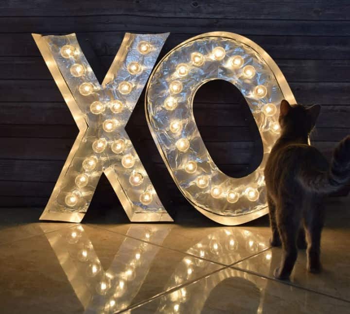 30 Easy Diy Marquee Letters - Solar Living Savvy