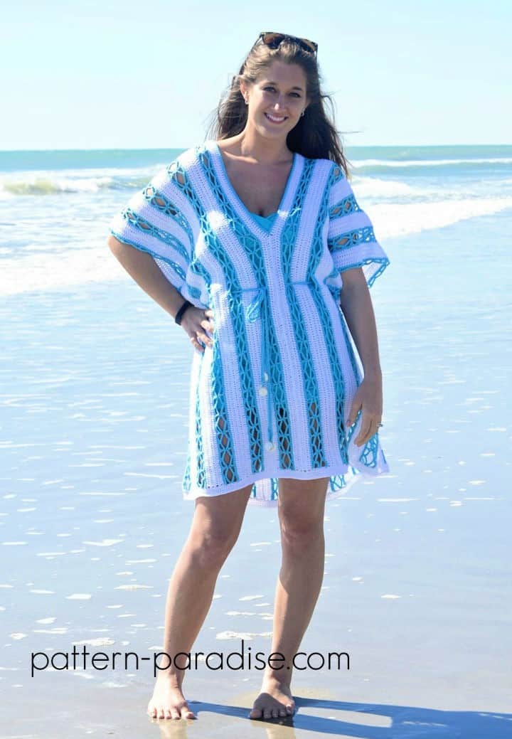 30 Free Crochet Beach Cover Up Patterns - Solar Living Savvy