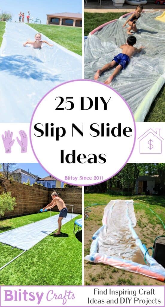 29 Diy Slip And Slide For Summer Outdoor Play - Solar Living Savvy