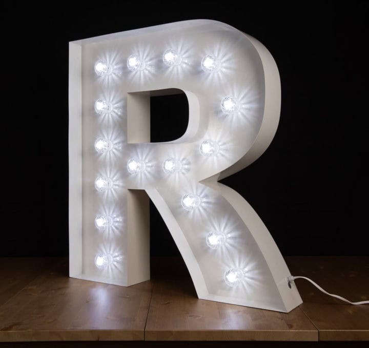 30 Easy Diy Marquee Letters - Solar Living Savvy