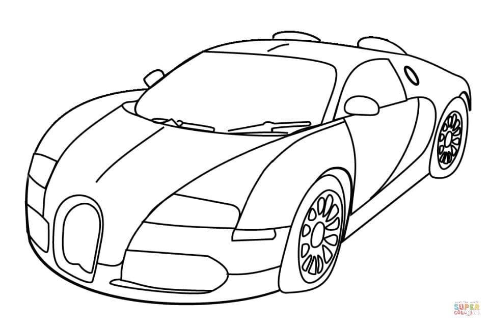 18 Free Sports Car Coloring Pages For Kids And Adults - Solar Living Savvy