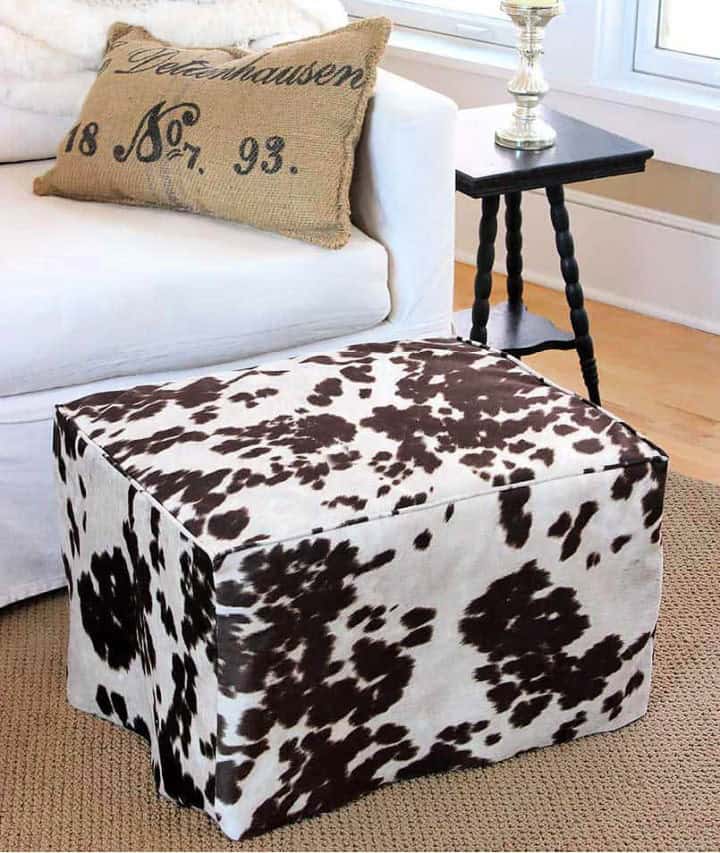 30 Free Diy Ottoman Ideas - Solar Living Savvy