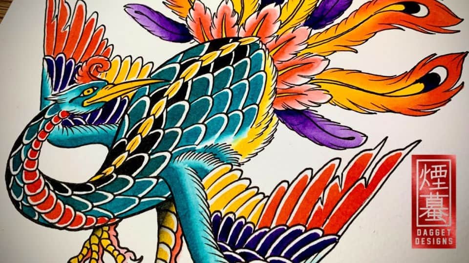 18 Easy Phoenix Drawing Ideas - Solar Living Savvy