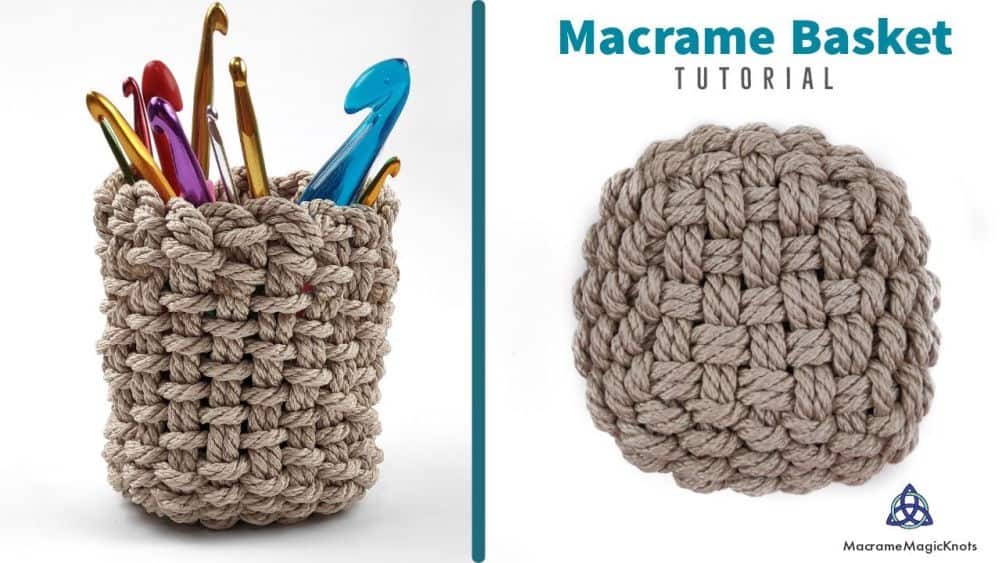 25 Free Diy Macrame Basket Patterns - Solar Living Savvy