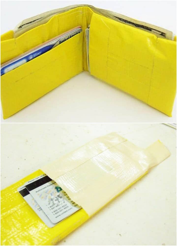 24 Easy DIY Duct Tape Wallet Ideas - Solar Living Savvy