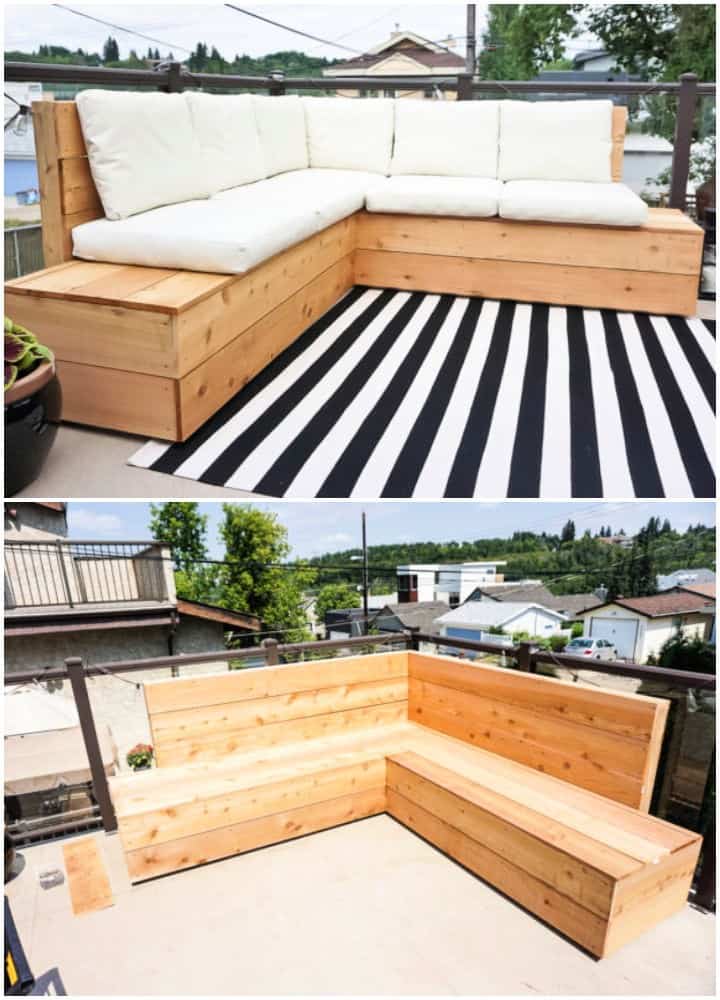 30 Diy Outdoor Sectional Plans Free Diy Patio Sofa - Solar Living Savvy