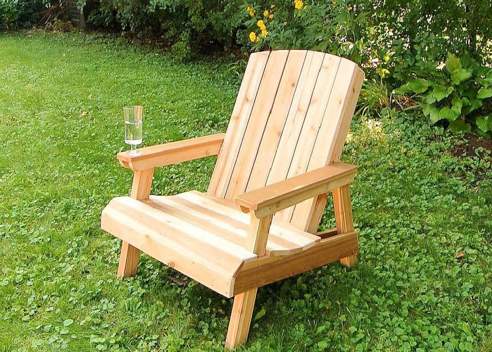 28 Free Diy Outdoor Chair Plans For Lawn, Patio And Garden - Solar ...
