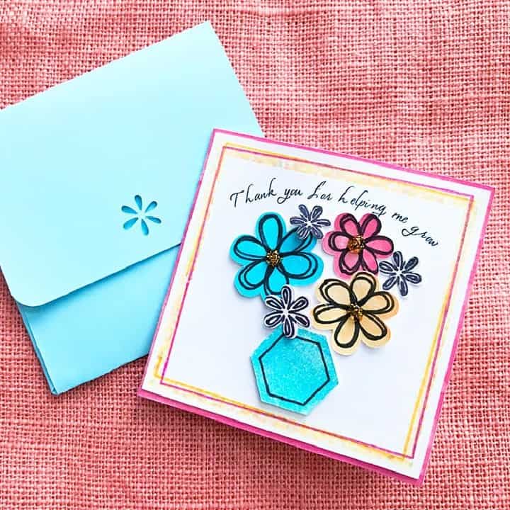 30 Homemade Diy Thank You Cards Ideas - Solar Living Savvy