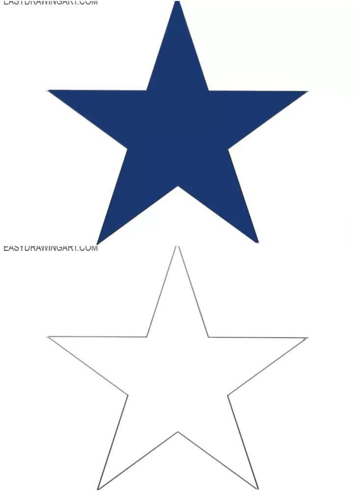 26 Easy Star Drawing Ideas - Solar Living Savvy