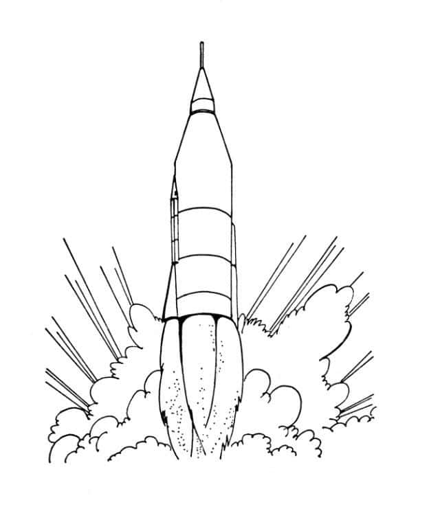 17 Free Rocket Coloring Pages For Kids And Adults - Solar Living Savvy