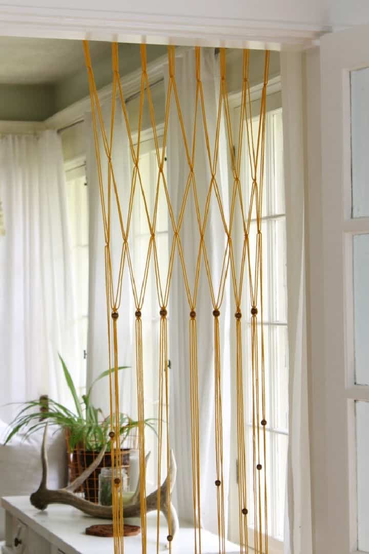 18 Diy Macrame Curtain Ideas - Solar Living Savvy