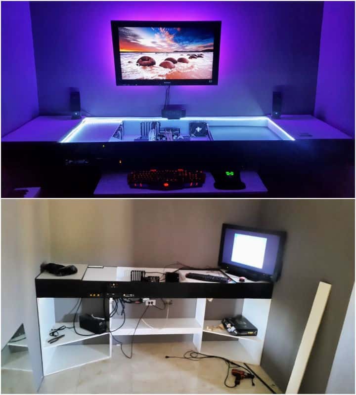 28 Diy Computer Desk Ideas And Plans To Build Your Own Desk - Solar ...