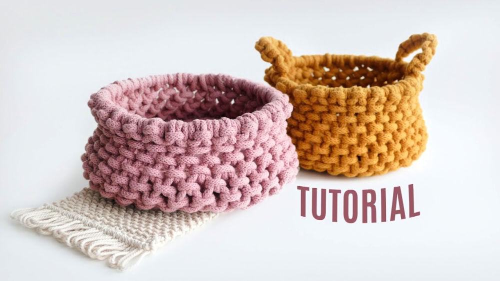 25 Free Diy Macrame Basket Patterns - Solar Living Savvy