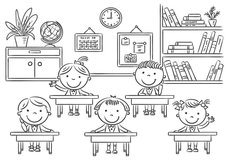 30 Free Back To School Coloring Pages For Kids And Adults - Solar ...