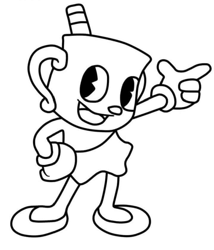 25 Free Cuphead Coloring Pages For Kids And Adults - Solar Living Savvy