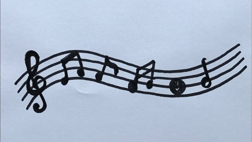 17 Easy Music Notes Drawing Ideas - Solar Living Savvy