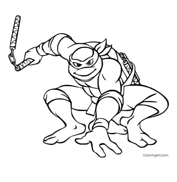 25 Free Ninja Turtle Coloring Pages For Kids And Adults - Solar Living ...