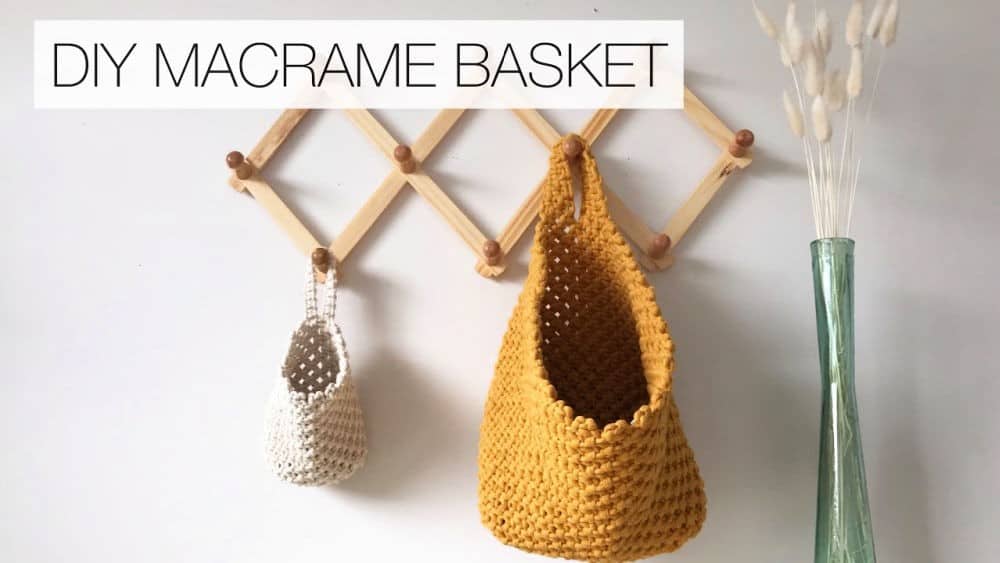 25 Free Diy Macrame Basket Patterns - Solar Living Savvy