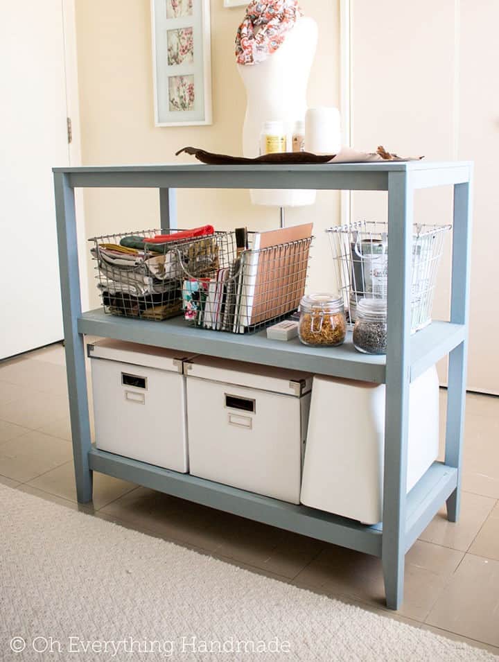 32 Diy Craft Table Ideas With Storage And Easy To Build - Solar Living ...