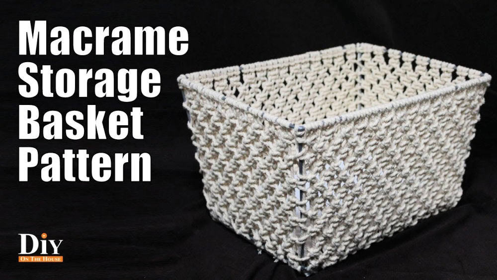 25 Free Diy Macrame Basket Patterns - Solar Living Savvy