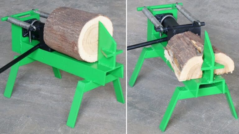25 Homemade Diy Log Splitter Ideas - Solar Living Savvy