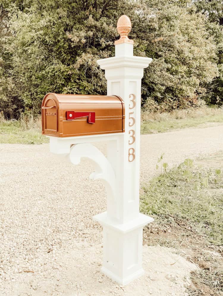 30 Mailbox Post Ideas To Upgrade Your Curb Appeal - Solar Living Savvy