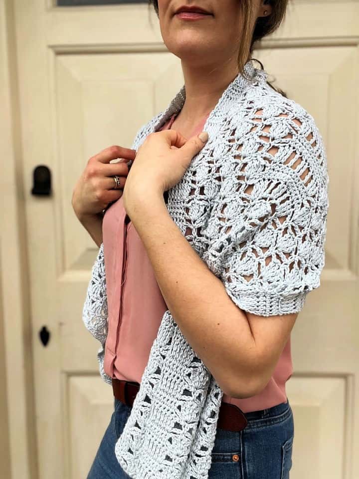 30 Easy Crochet Wraps: Free Crochet Wrap Pattern - Solar Living Savvy