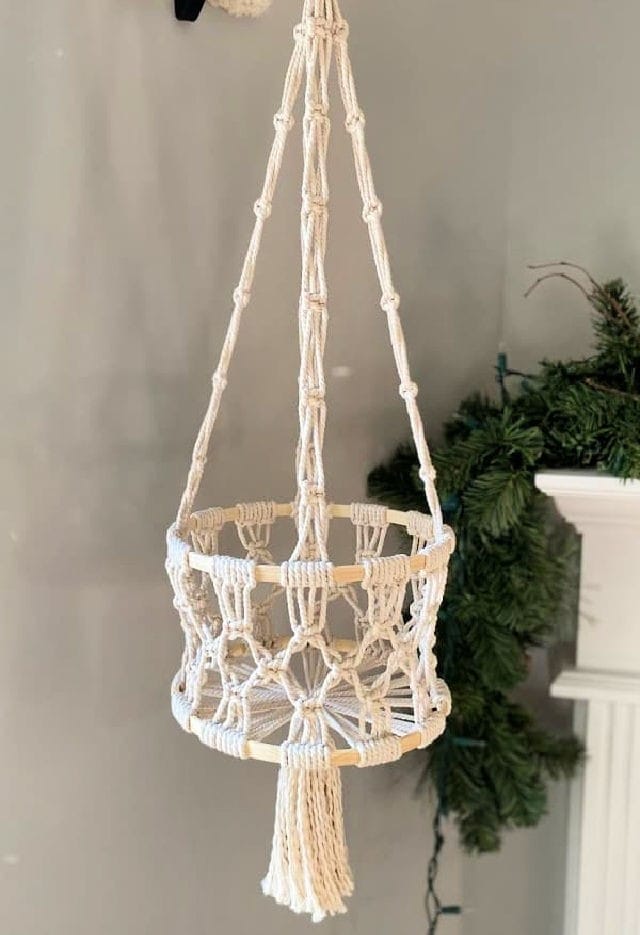 25 Free Diy Macrame Basket Patterns - Solar Living Savvy
