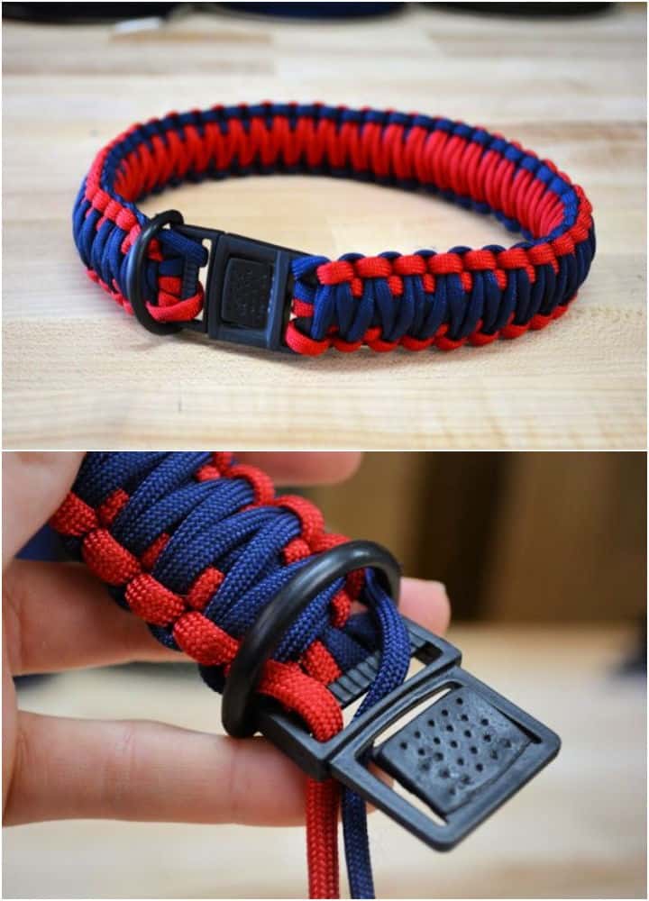 29 Diy Paracord Dog Collar Patterns - Solar Living Savvy