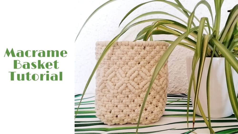 25 Free Diy Macrame Basket Patterns - Solar Living Savvy