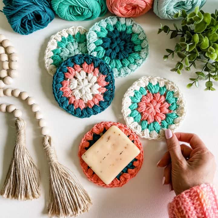30 Free Crochet Face Scrubbies Pattern - Solar Living Savvy