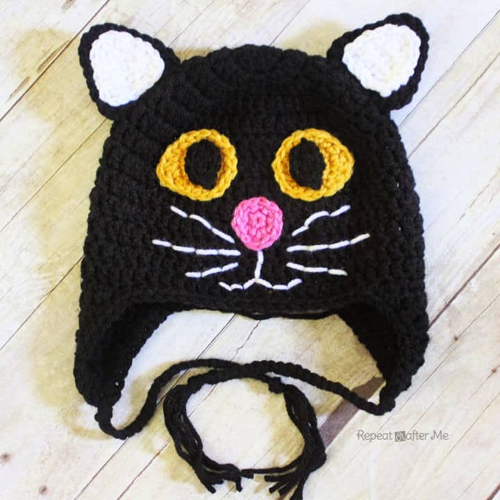 29 Free Crochet Cat Hat Patterns - Solar Living Savvy