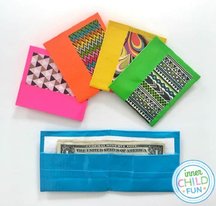 24 Easy DIY Duct Tape Wallet Ideas - Solar Living Savvy