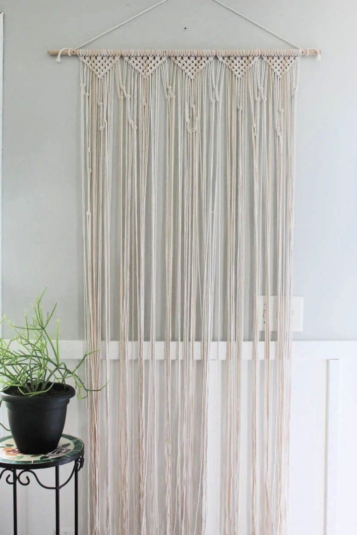 18 Diy Macrame Curtain Ideas - Solar Living Savvy