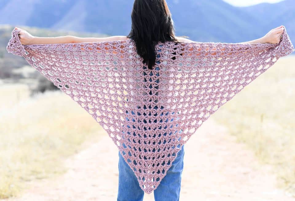 30 Easy Crochet Wraps: Free Crochet Wrap Pattern - Solar Living Savvy