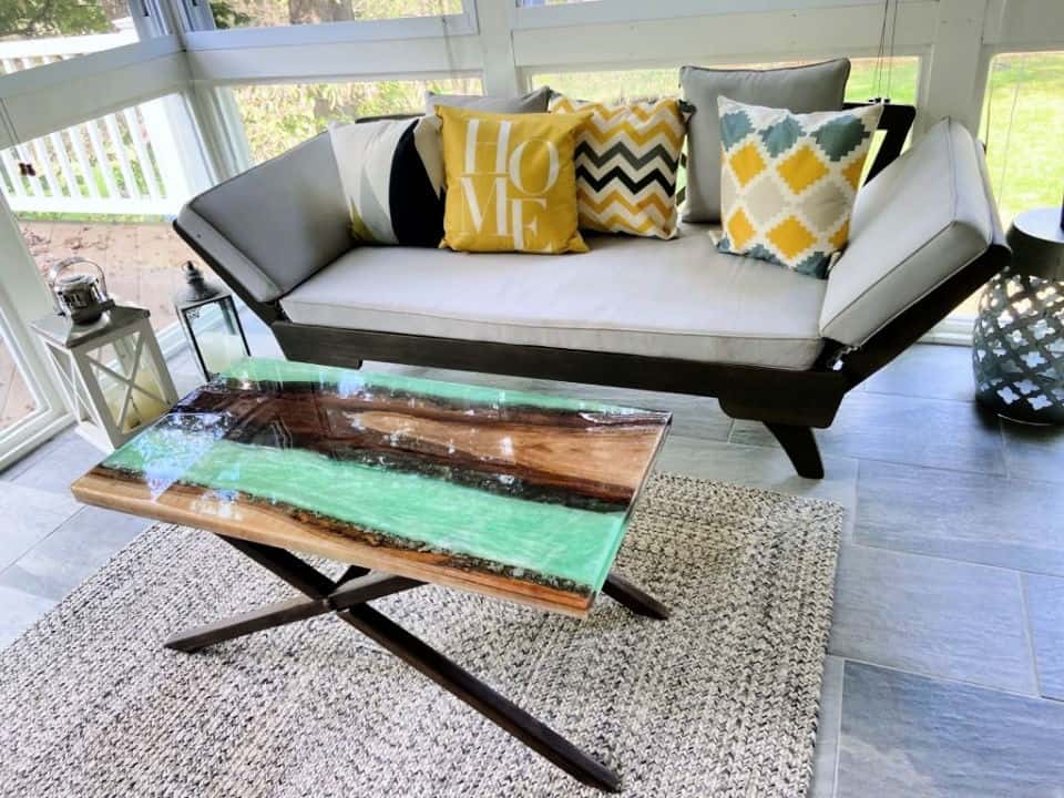 28 Easy DIY Epoxy Table Ideas - Solar Living Savvy